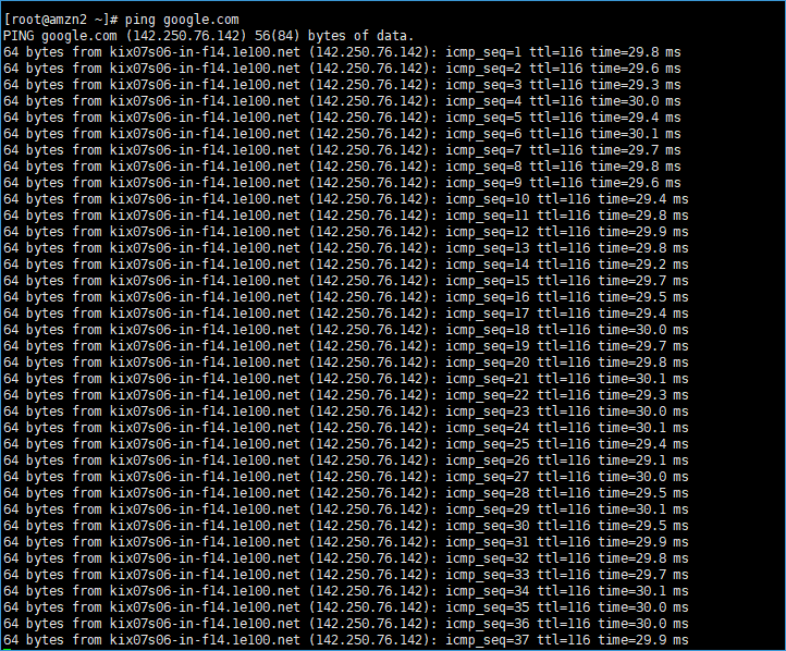리눅스 ping 차단 방법
